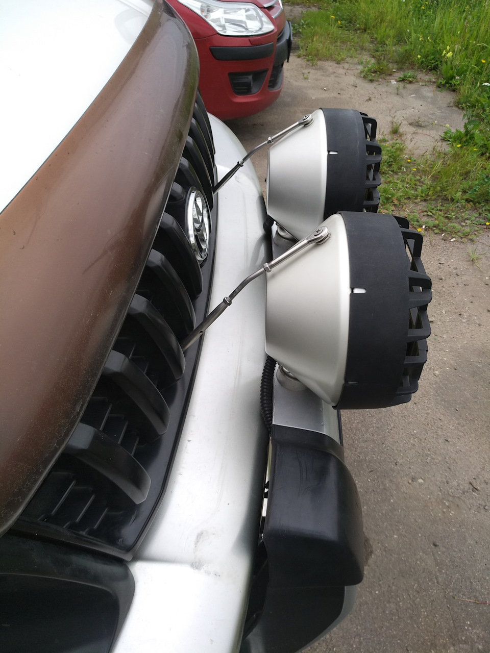 Установка Фар IPF Super Rally 9301 — 3 часть (установка верхних растяжек фар). — Toyota Land ...