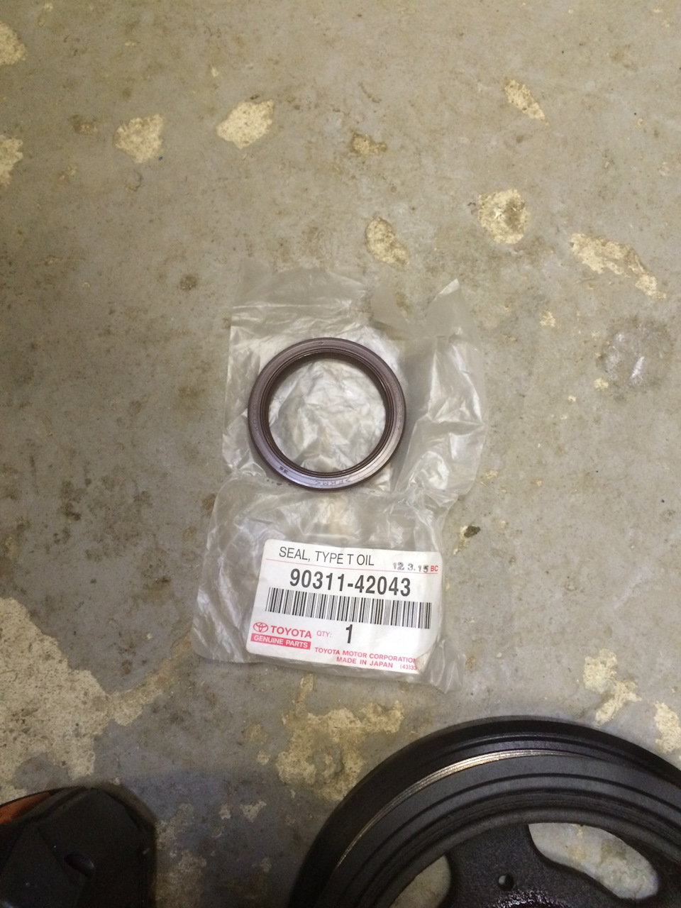 9031142043 Уплотняющее кольцо, коленчатый вал TOYOTA LEXUS | Запчасти ...