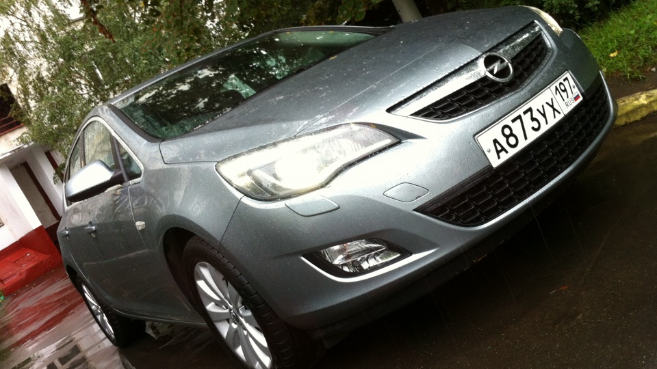Наблюдения по размеру резины — Opel Astra J 1 6 л 2010 года