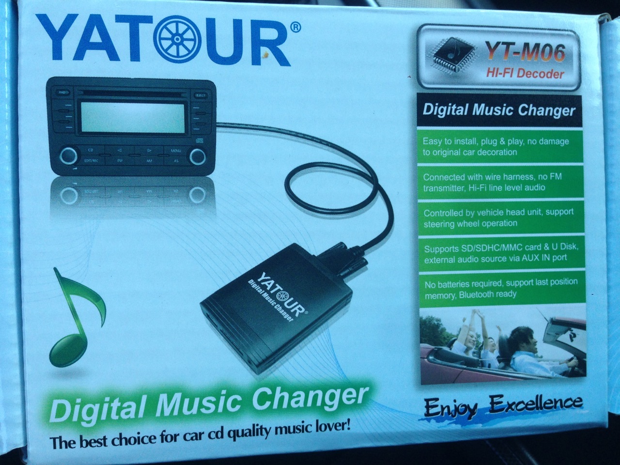 Yatour YT-M06 — Honda Accord (7G), 2,4 л, 2006 года | автозвук | DRIVE2