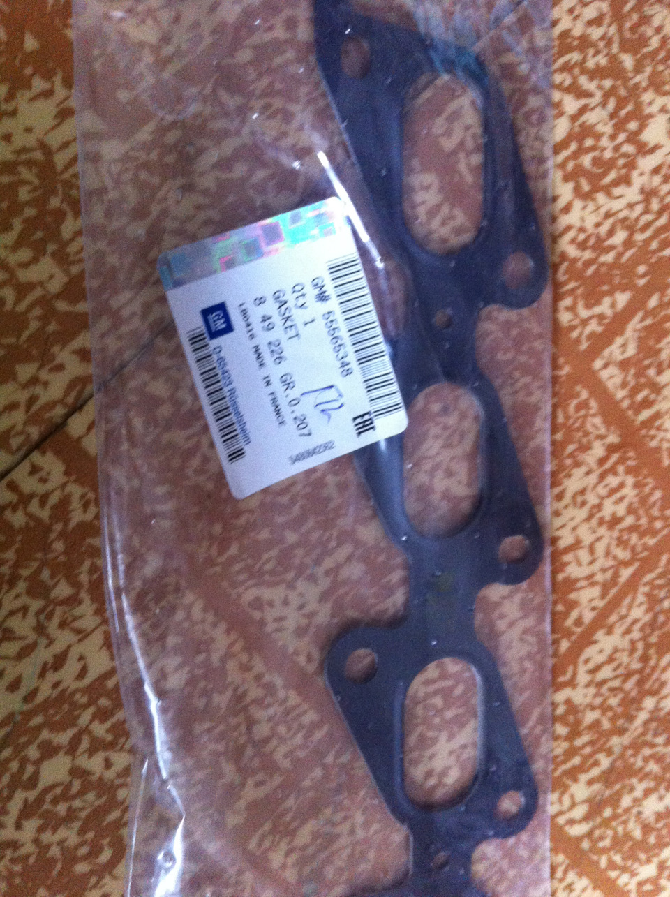 55565348 Прокладка выпускного коллектора GM | Запчасти на DRIVE2