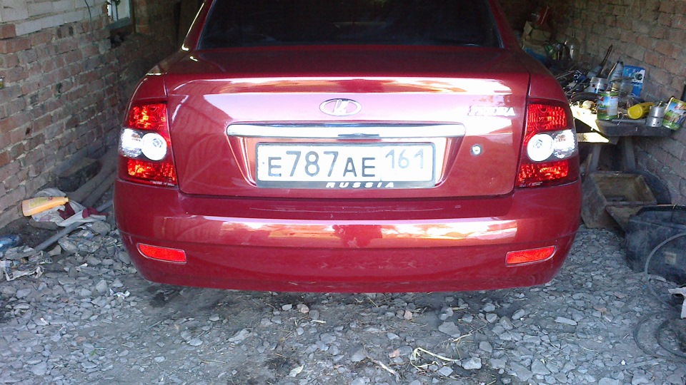 воск карнаубы тысячная полироль . — Lada Приора седан, 1,6 л, 2007 года ...