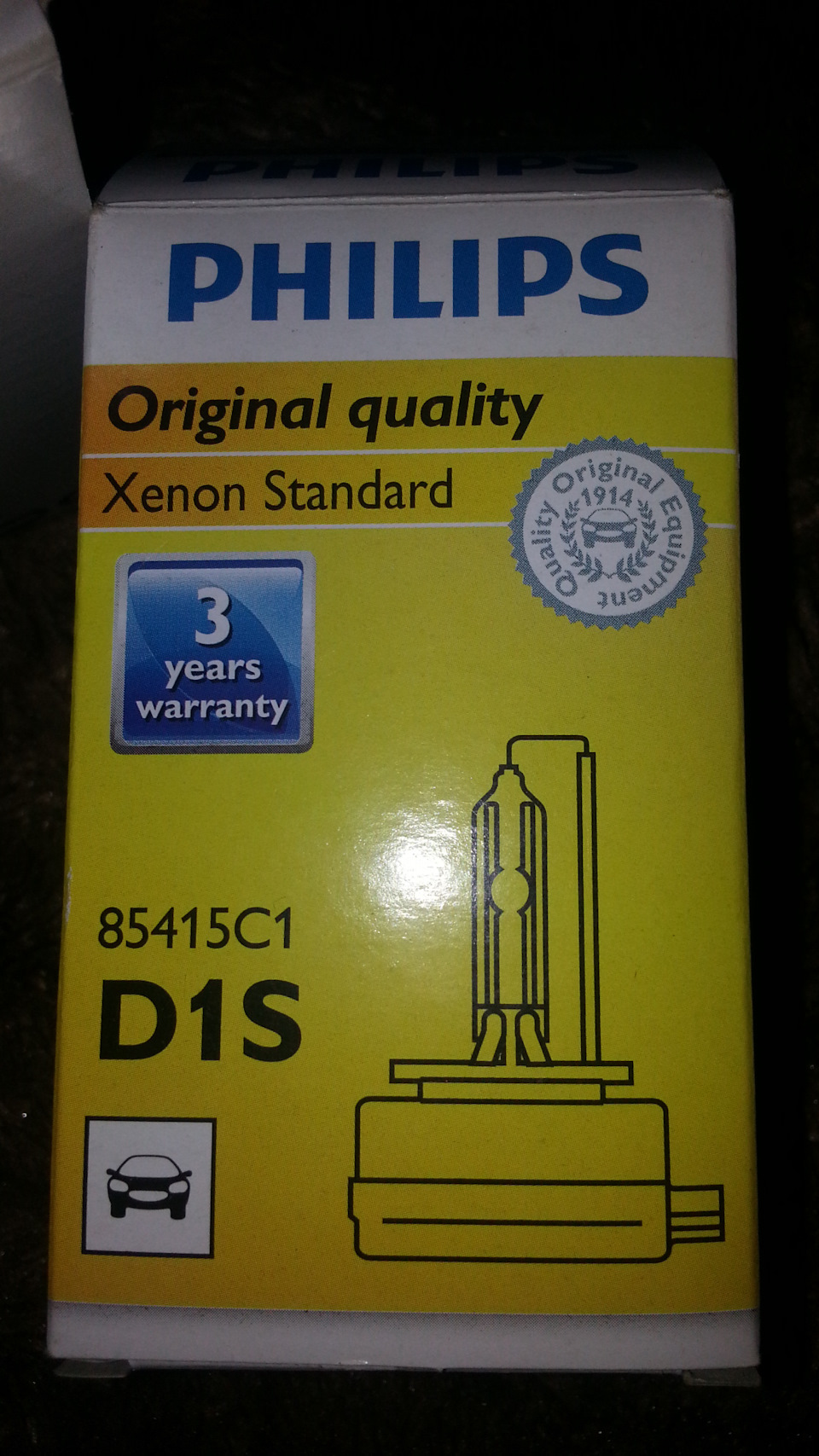 85415C1 Лампа газоразрядная D1S PHILIPS | Запчасти на DRIVE2