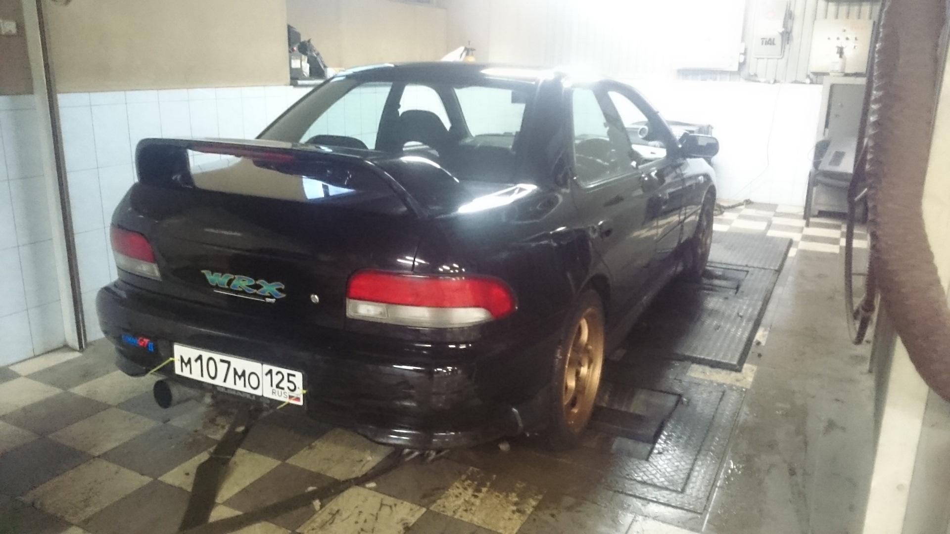 Только приобрел и сразу в бой =) — Subaru Impreza WRX STI (GC), 2 л ...