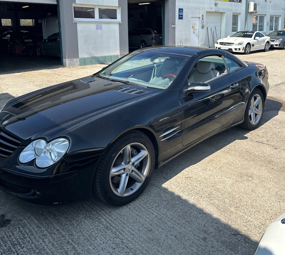 Подготовка к летнему сезону — Mercedes-Benz SL-Class (R230), 5 л, 2004 ...