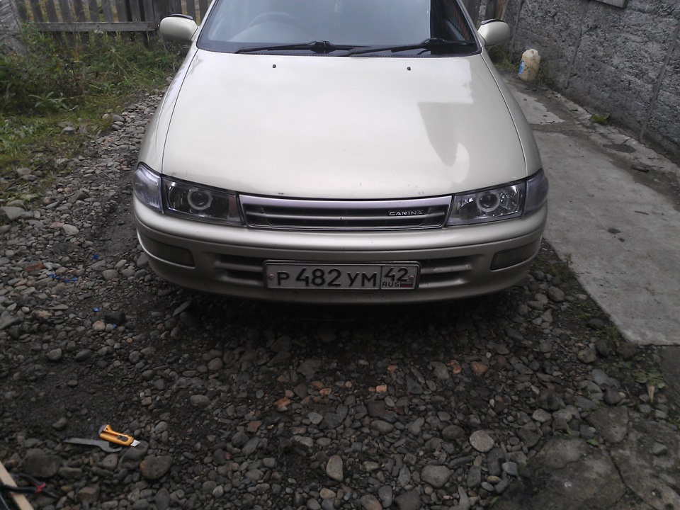 А вот и новый БЖ:))))) Би-линзы G5:)) — Toyota Carina (6G), 1,8 л, 1992 ...