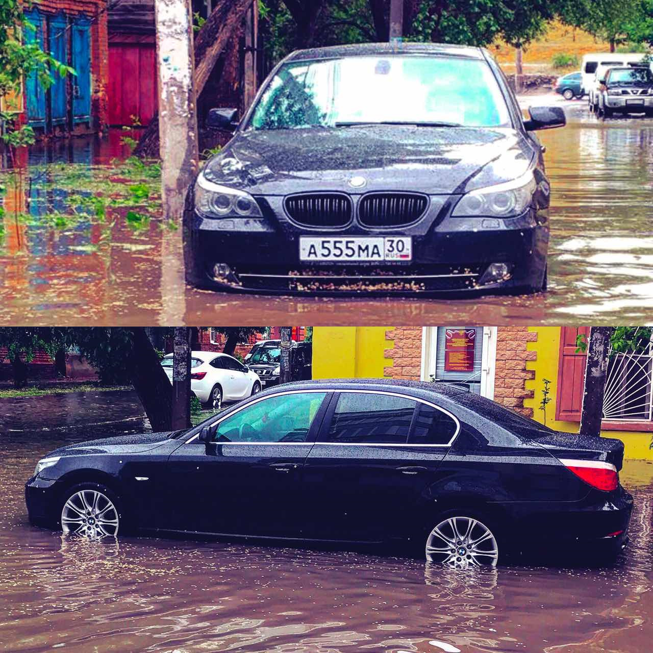 Прошел дождь — BMW 5 series (E60), 3 л, 2008 года | фотография | DRIVE2