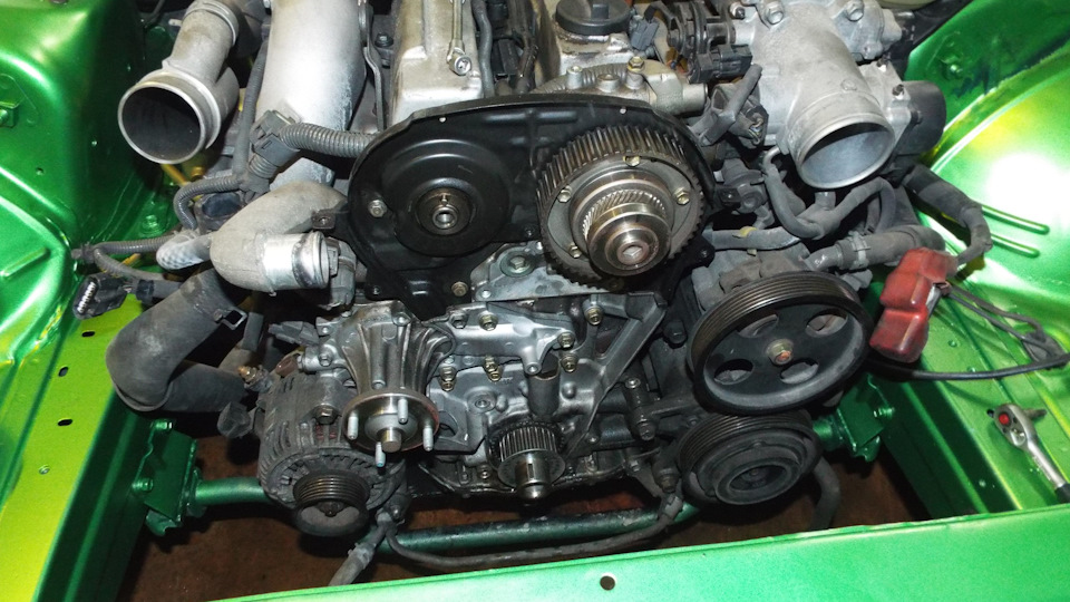 Установка 100 салона в 90 кузов марк 2 — Toyota Mark II (90), 2,5 л ...