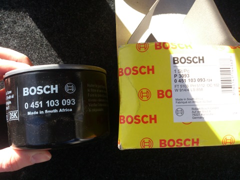 0451103093 Масляный фильтр BOSCH | Запчасти на DRIVE2