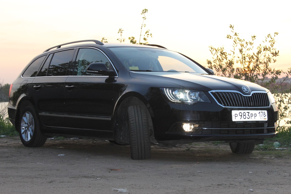 Выход на природу — Skoda Superb Combi (Mk2), 1,8 л, 2013 года ...