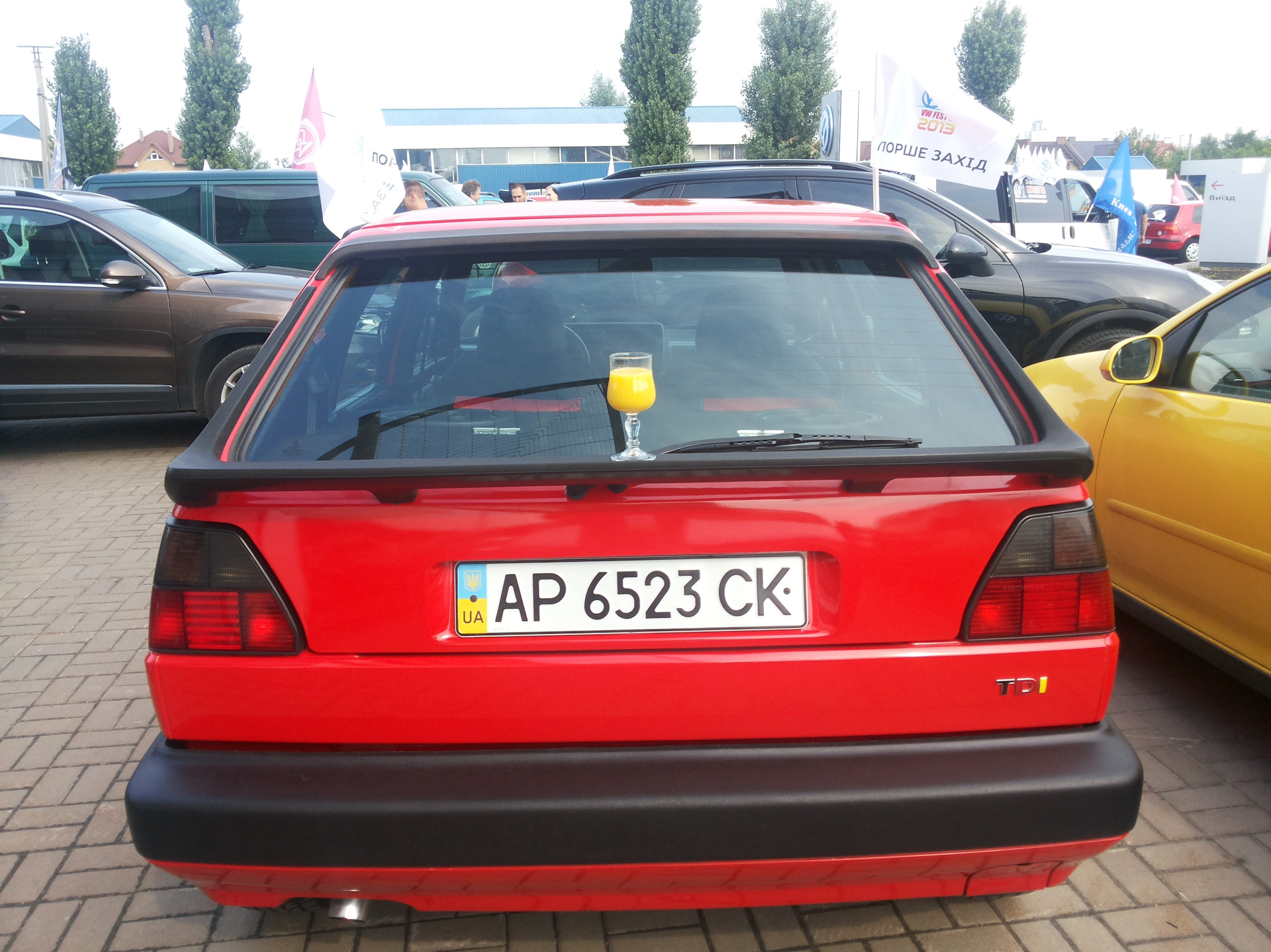 Спойлер ZENDER — Volkswagen Golf GTI Mk2, 1,9 л, 1988 года | стайлинг ...