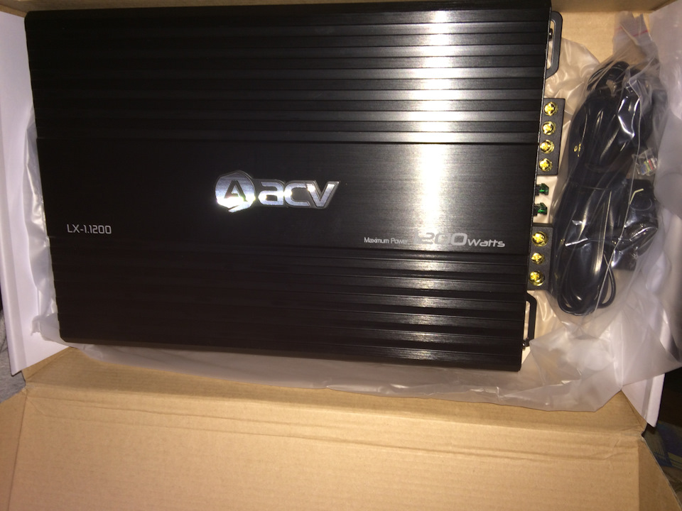 ACV LX-1.1200 — Lada Гранта, 1,6 л, 2013 года | автозвук | DRIVE2