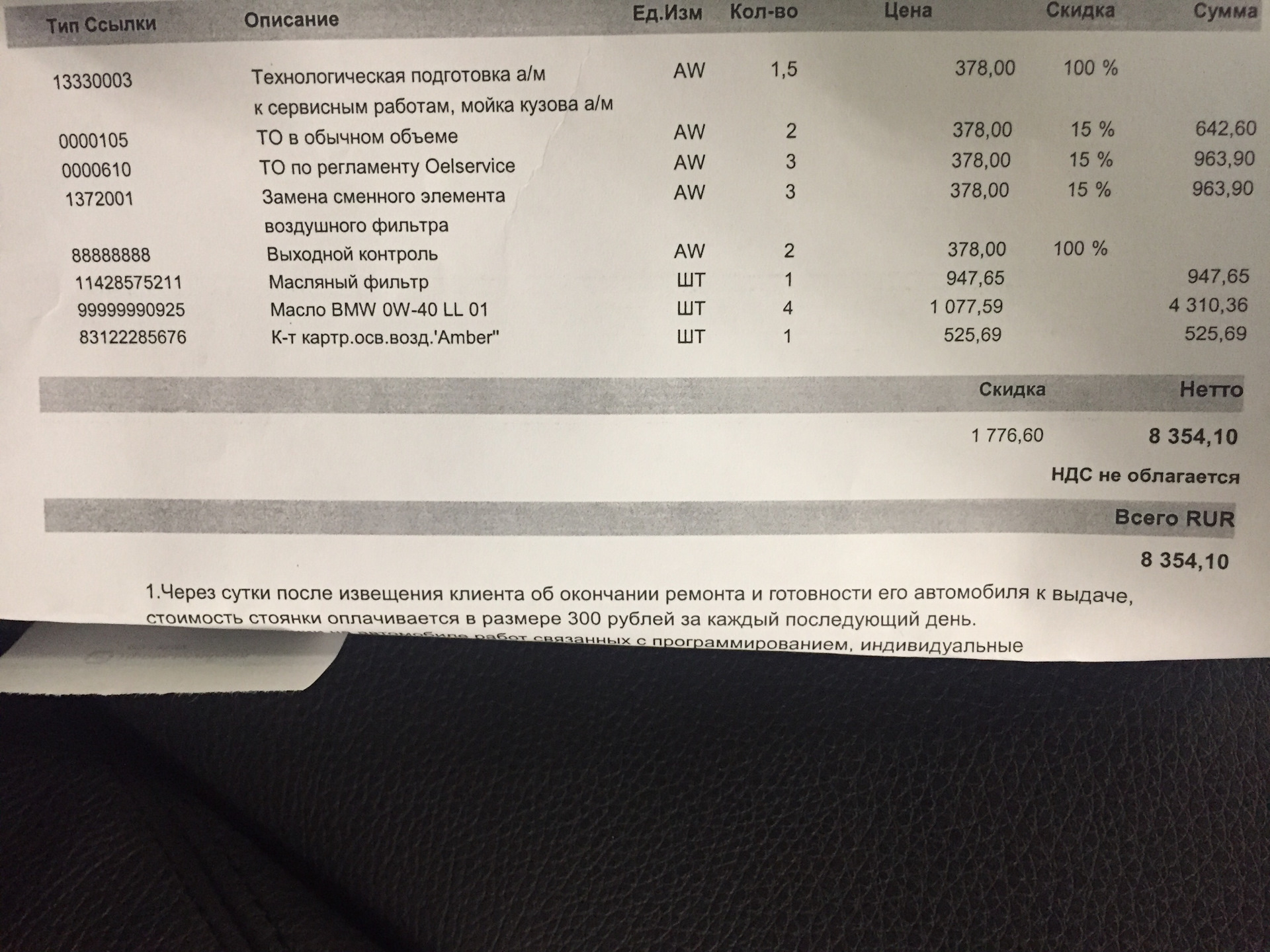 Весеннее ТО2 — BMW 3 series (F30), 1,5 л, 2016 года | тюнинг | DRIVE2