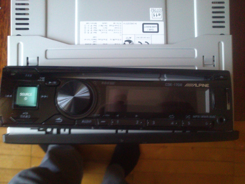 Alpine CDE-170R — Lada 21099, 1,5 л, 2001 года | тюнинг | DRIVE2