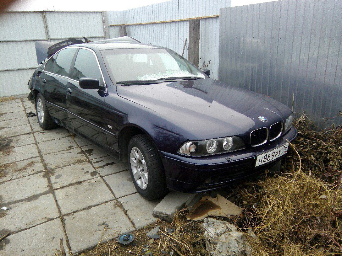 Ну вот и все…история кончилась. — BMW 5 series (E39), 2,5 л, 2003 года | ДТП | DRIVE2