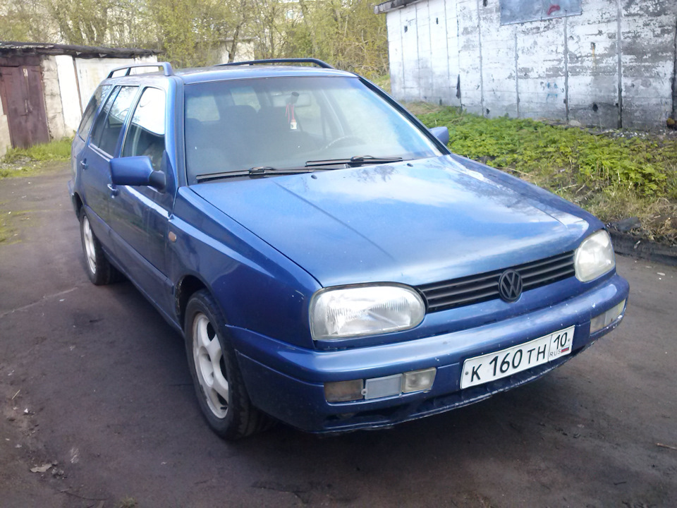 Покраска решетки в черный мат. — Volkswagen Golf Variant (Mk3), 1,8 л ...