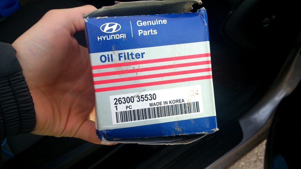 Масло + фильтр — KIA Ceed (2G), 1,6 л, 2012 года | расходники | DRIVE2