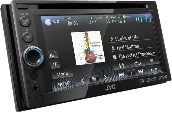 JVC KW-AV61BT + камера заднего вида — Toyota Corolla (160), 1,6 л, 2013 ...