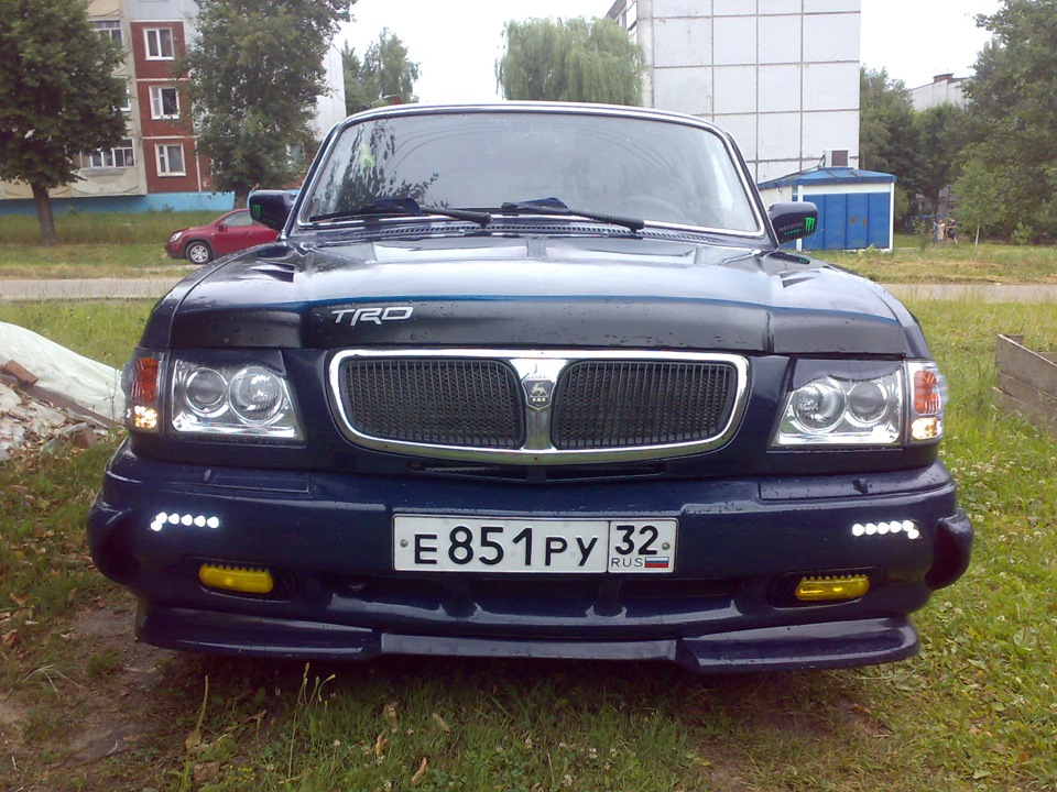Реснички на фары — ГАЗ 3110, 2,5 л, 2004 года | тюнинг | DRIVE2