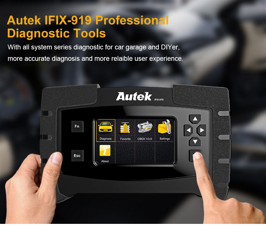Autek ifix919 All Makes All Systems Scanner Automotive Diagnostic Scan ...
