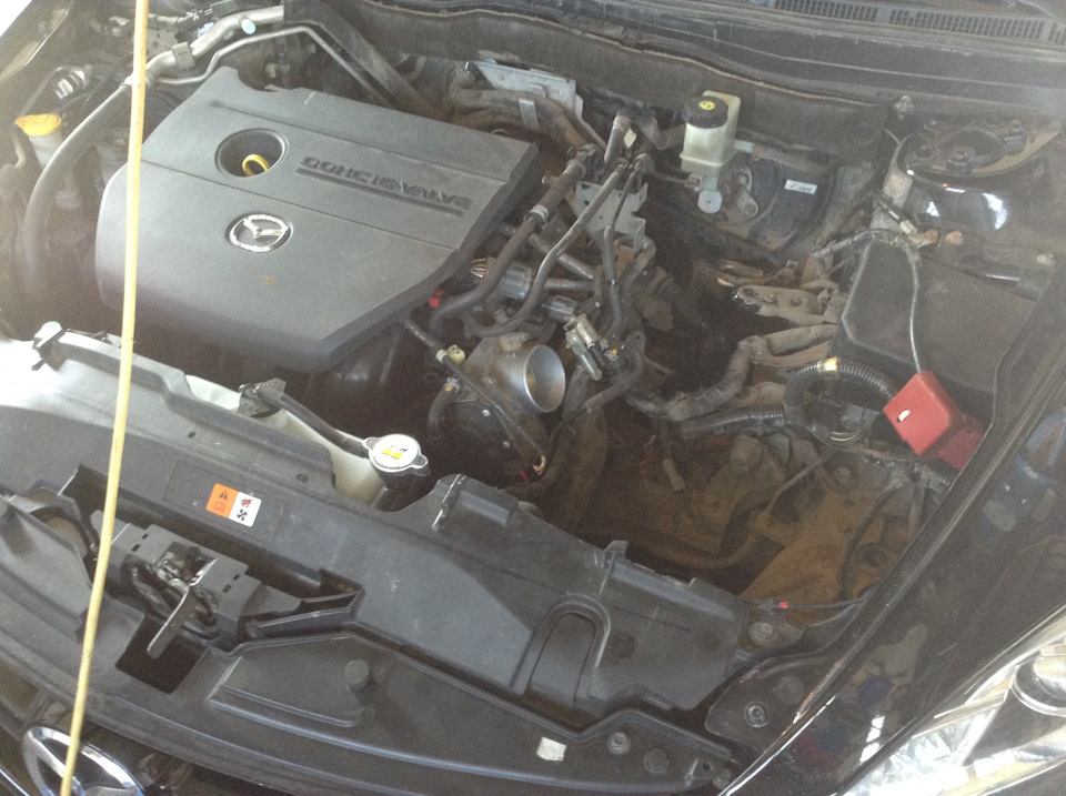 №5 Замена сцепления+Замена рычага — Mazda 6 (2G) GH, 1,8 л, 2008 года ...