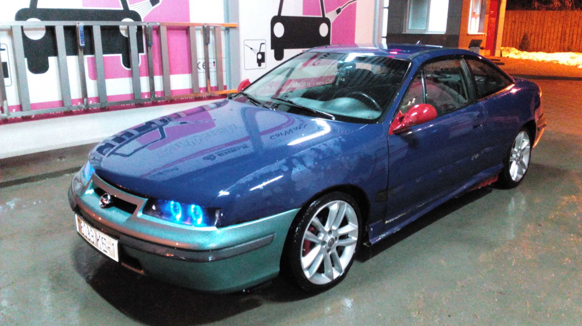 Примерка летних колёс R17 205/40 — Opel Calibra, 2 л, 1995 года ...