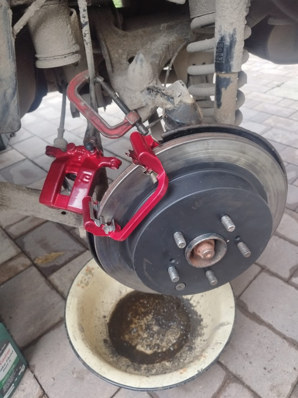 Ремонт задних тормозов. — Suzuki Grand Vitara (2G), 2 л, 2011 года ...