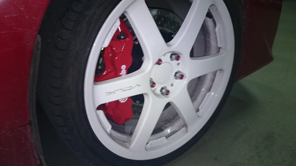 Brembo Big Red Kit On!=) — Subaru WRX STI (VA), 2,5 л, 2014 года ...