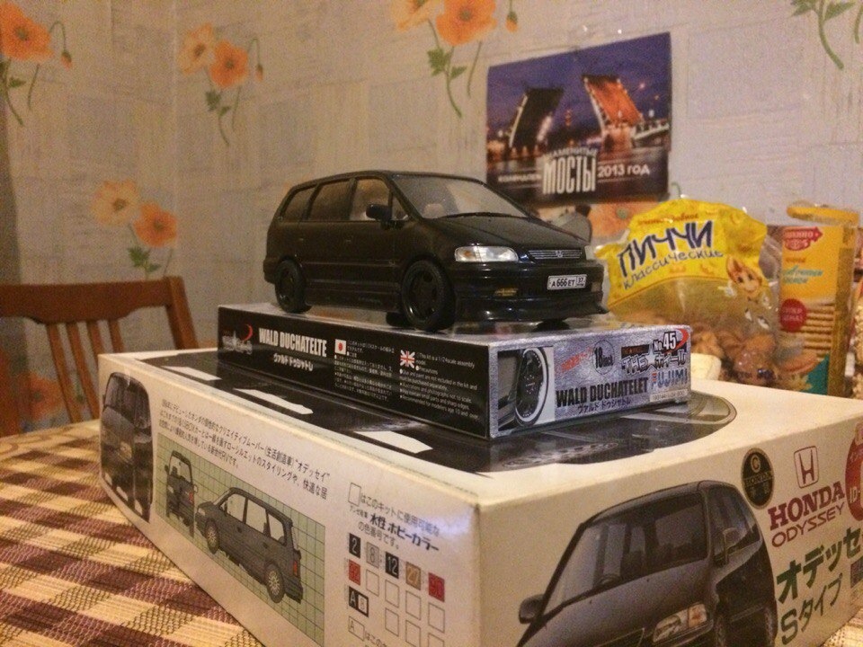 Fujimi 1/24 honda odyssey и тюнинг wald ! дубль 4 — Honda Odyssey (1G), 2,2 л, 1996 года ...