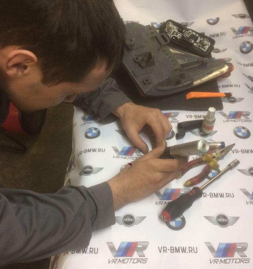 Ремонт задних фонарей на BMW X3 F25 — VR motors на DRIVE2