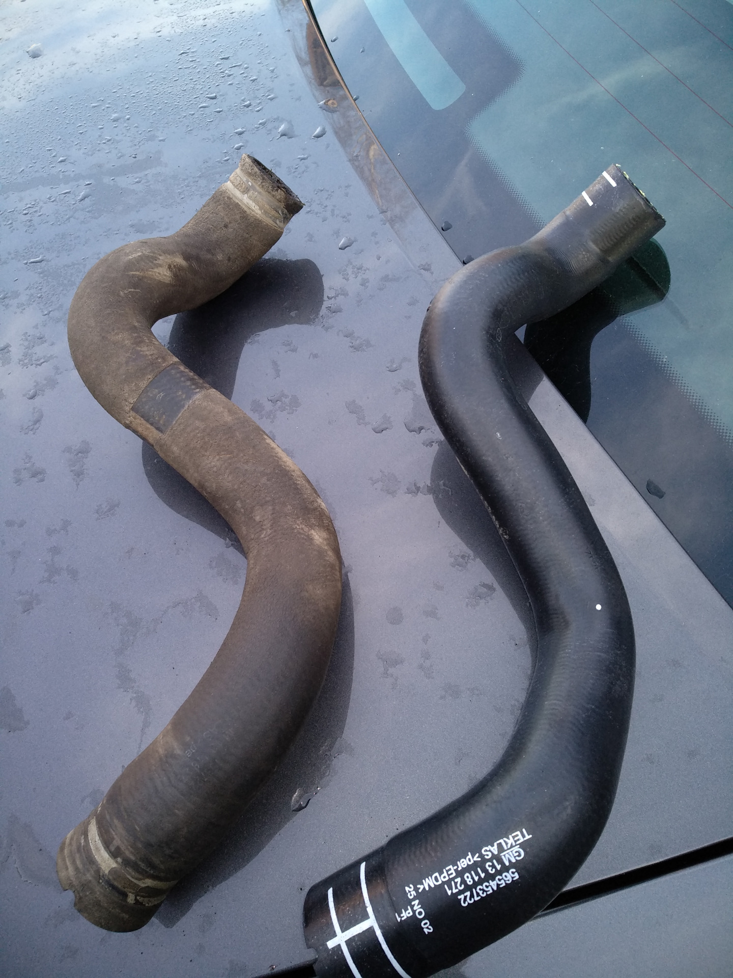 Замена патрубков охлаждения — Opel Astra H, 1,8 л, 2008 года | своими ...