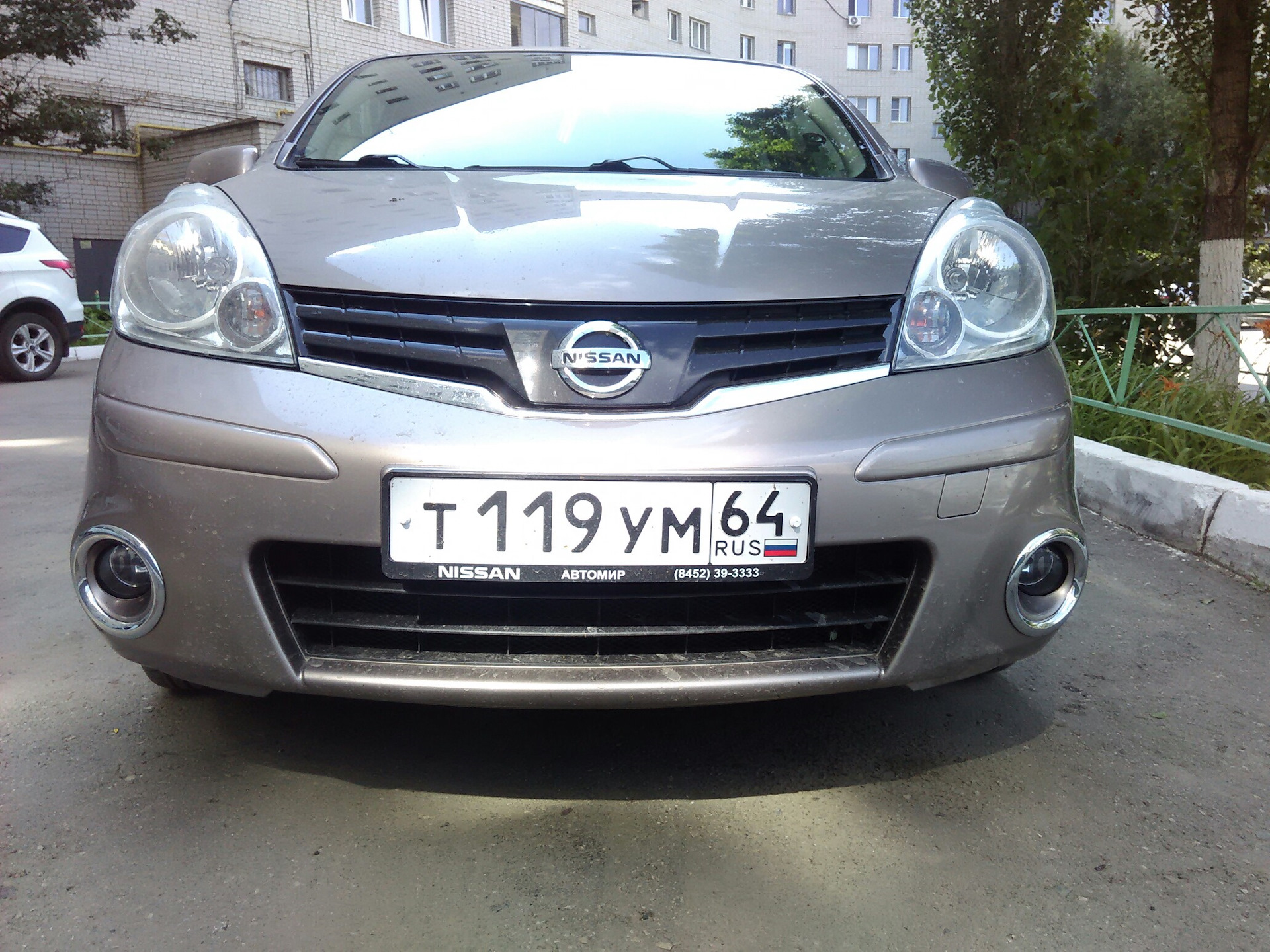 Хром…кольца — Nissan Note (1G), 1,6 л, 2013 года | стайлинг | DRIVE2