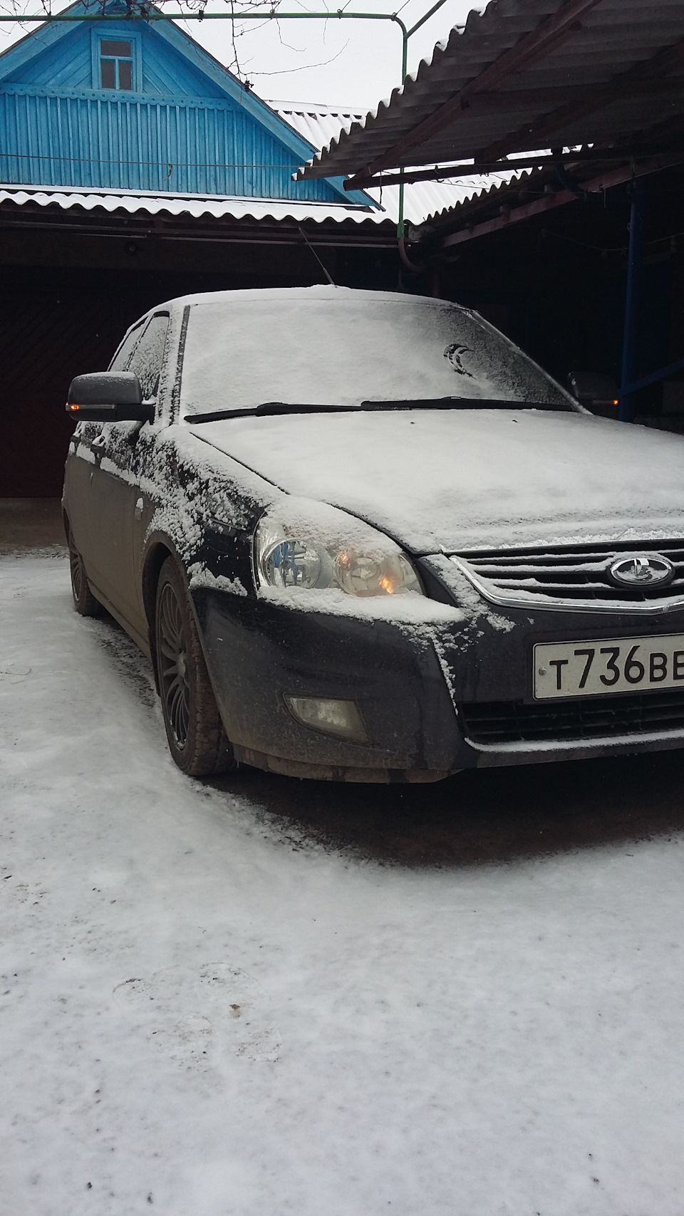 Подсветка номера. Диодная лента, вместо лампочек. — Lada Приора хэтчбек ...