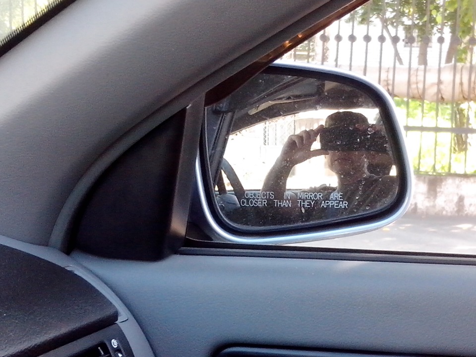 Зеркальце для женской половины — Daewoo Gentra, 1,5 л, 2014 года ...