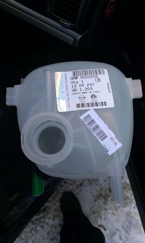 1304237 Бачок расширительный / Vectra-C, Signum Opel | Запчасти на DRIVE2