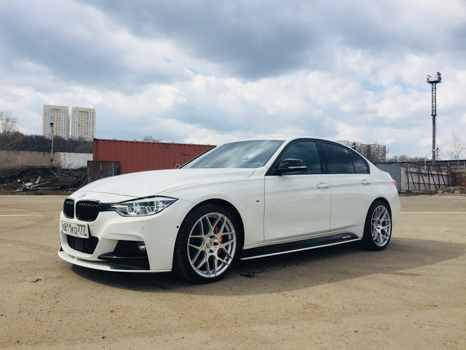 Japan Racing wheels JR18 и обвес M performance — BMW 3 series (F30), 2 ...