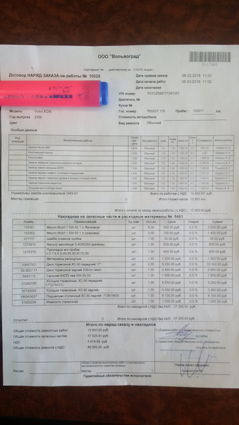 31262705 Колодки тормозные дисковые комплект Volvo | Запчасти на DRIVE2