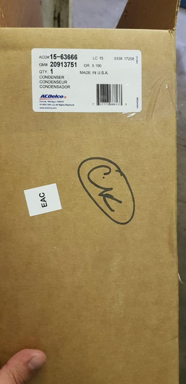 20913751 Радиатор кондиционера GM | Запчасти на DRIVE2