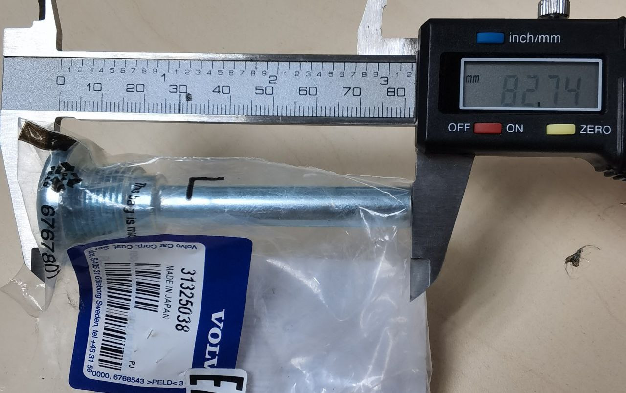 Сливная\контрольная пробка АКПП Aisin (размеры) — Volvo XC60 (1G), 2,4 ...