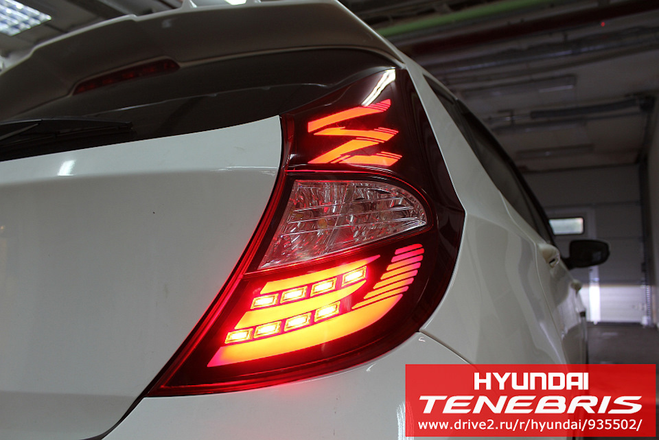 Светодиодные фонари в хэтчбек. Модули exLED на базе светодиодов 1533L2 — Hyundai Solaris ...
