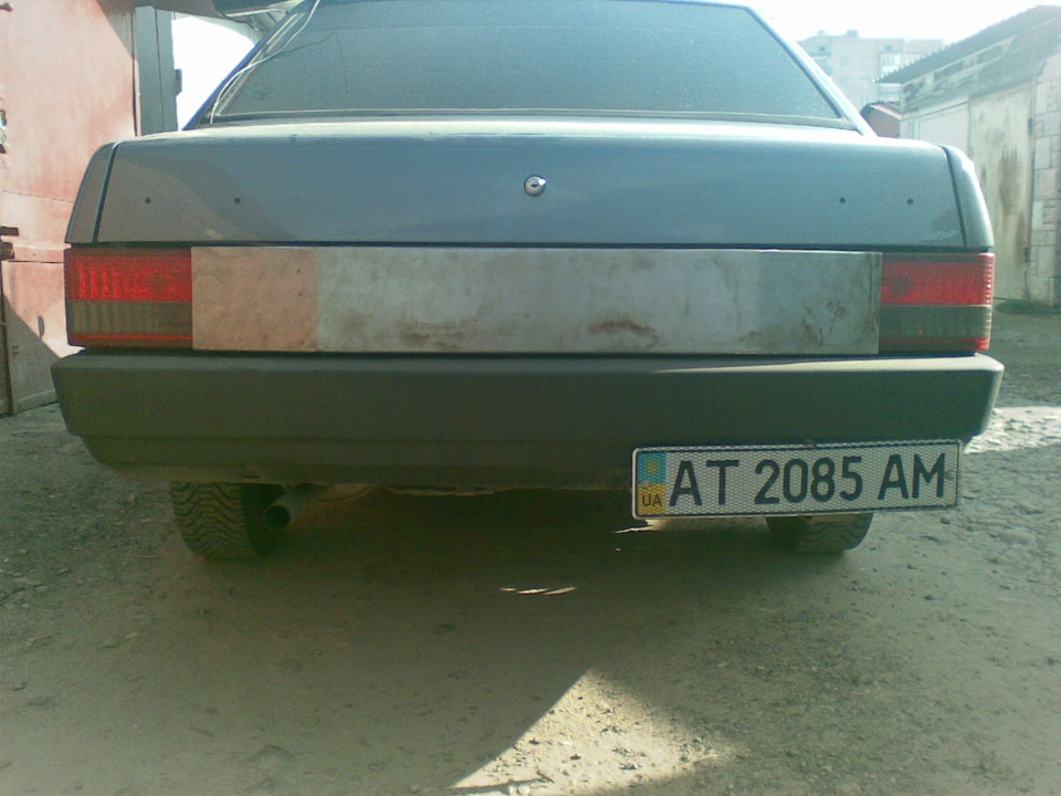 Заглушка номеров. — Lada 21099, 1,6 л, 2007 года | тюнинг | DRIVE2