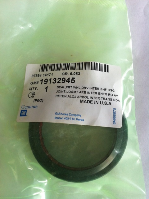 19132945 Сальник раздаточной коробки GM | Запчасти на DRIVE2