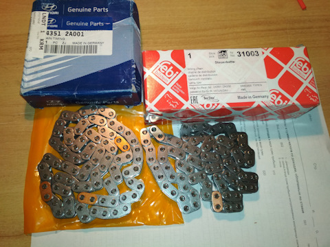 243512A001 ЦЕПИ РОЛИКОВЫЕ, ИЗ ЧЕРНЫХ МЕТАЛЛОВ KIA HYUNDAI | Запчасти на ...