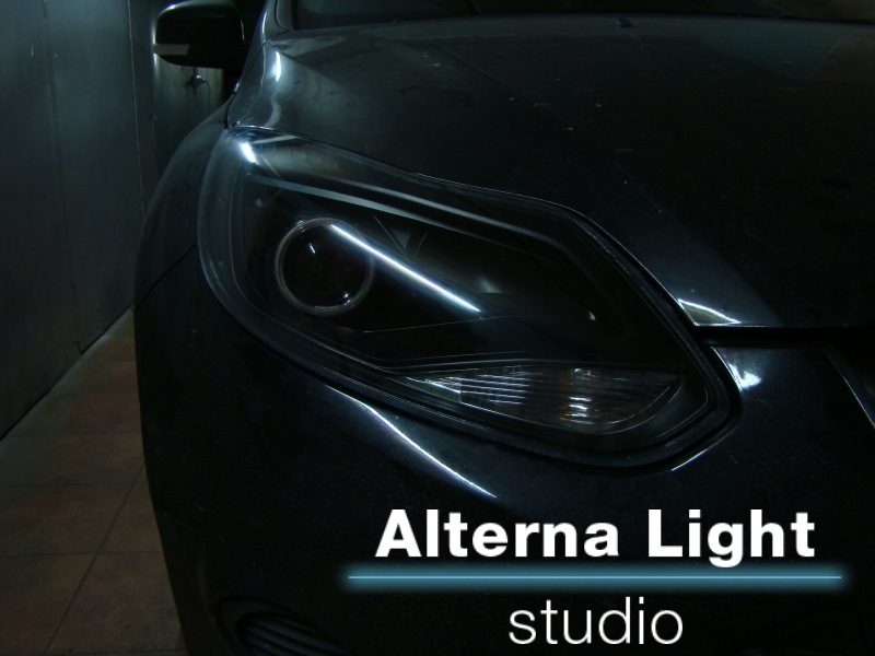 Установка биксеноновых линз на Ford Focus 3 — Alterna Light Studio на DRIVE2