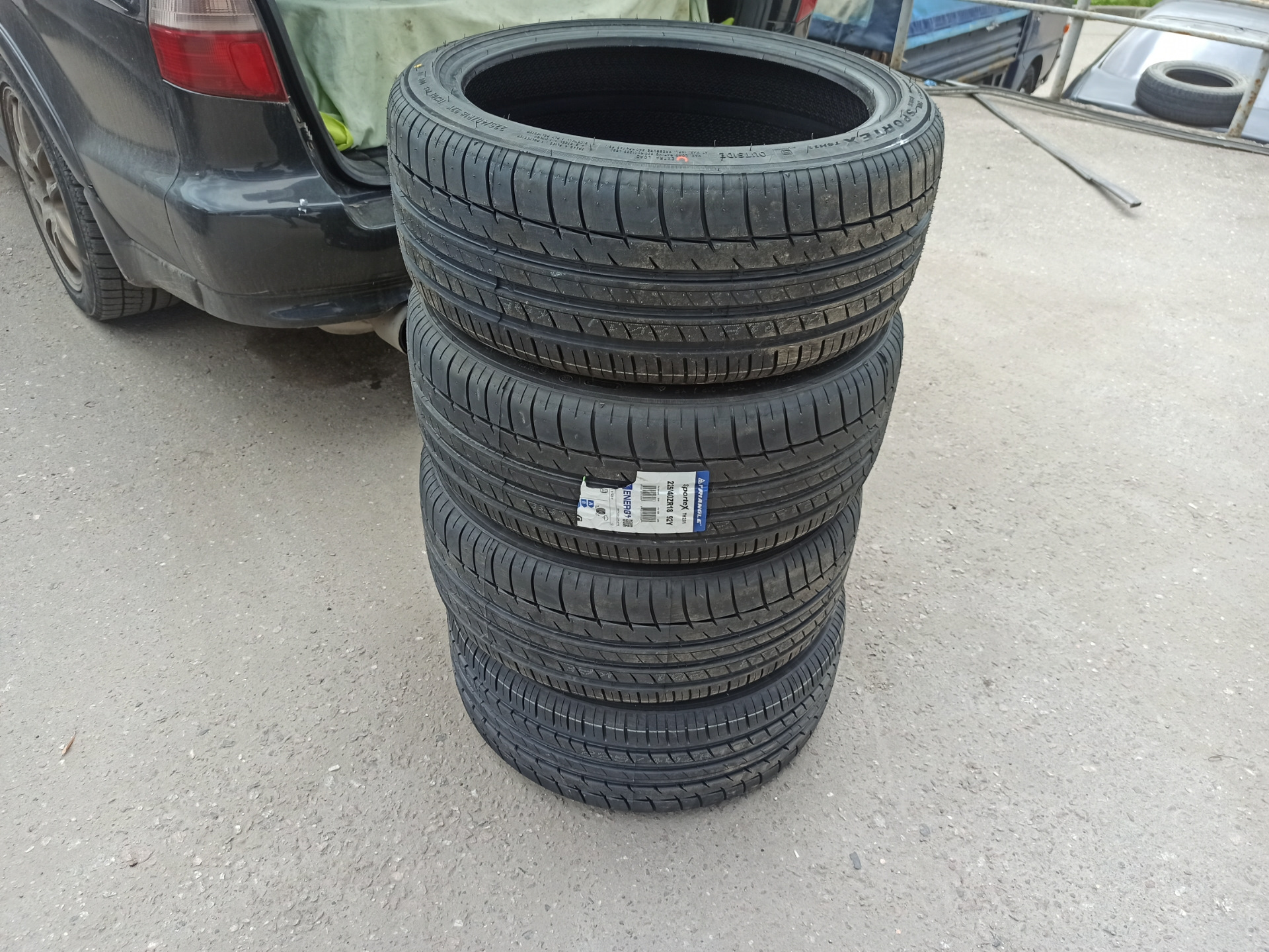 Triangle TH201 — Mitsubishi Legnum VR-4, 2,5 л, 1998 года | шины | DRIVE2