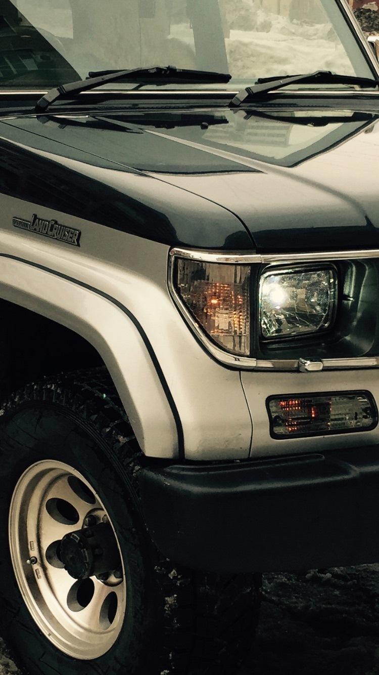 Купил оптику всю в круг на YAHOO! — Toyota Land Cruiser Prado 70-series, 3,4 л, 1994 года ...