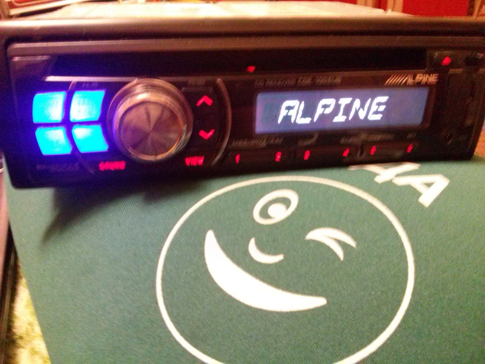 Alpine CDE-100EUB — Lada 21054, 1,5 л, 2007 года | автозвук | DRIVE2