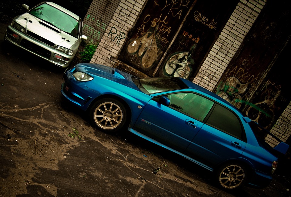 ФОТО STI: GC vs GD — Subaru Impreza WRX STI (GC), 2 л, 1996 года ...