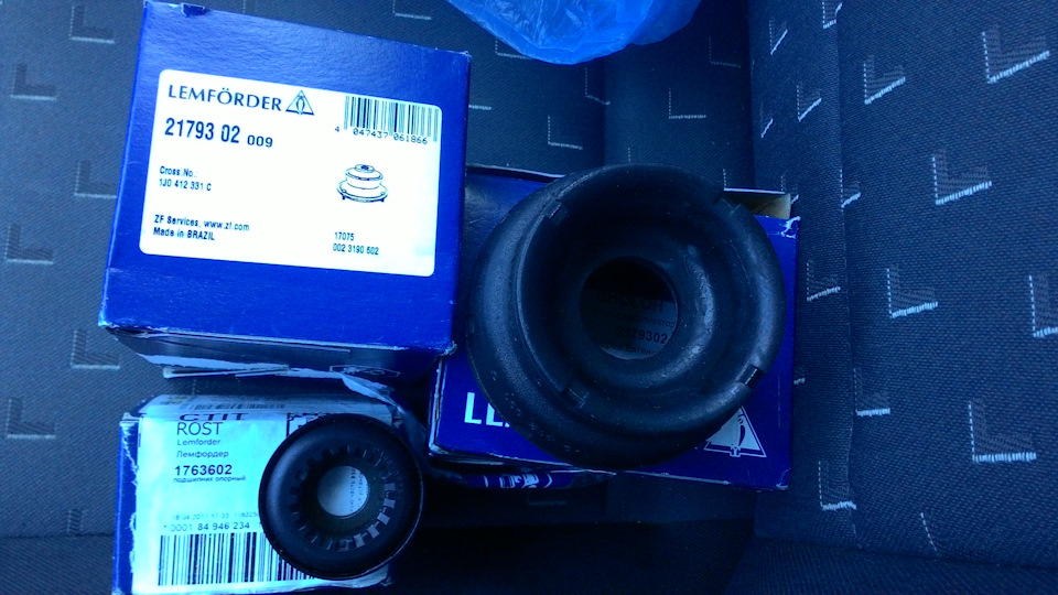 Все как у всех. Замена второго опорного подшипника и резинки. — Skoda ...