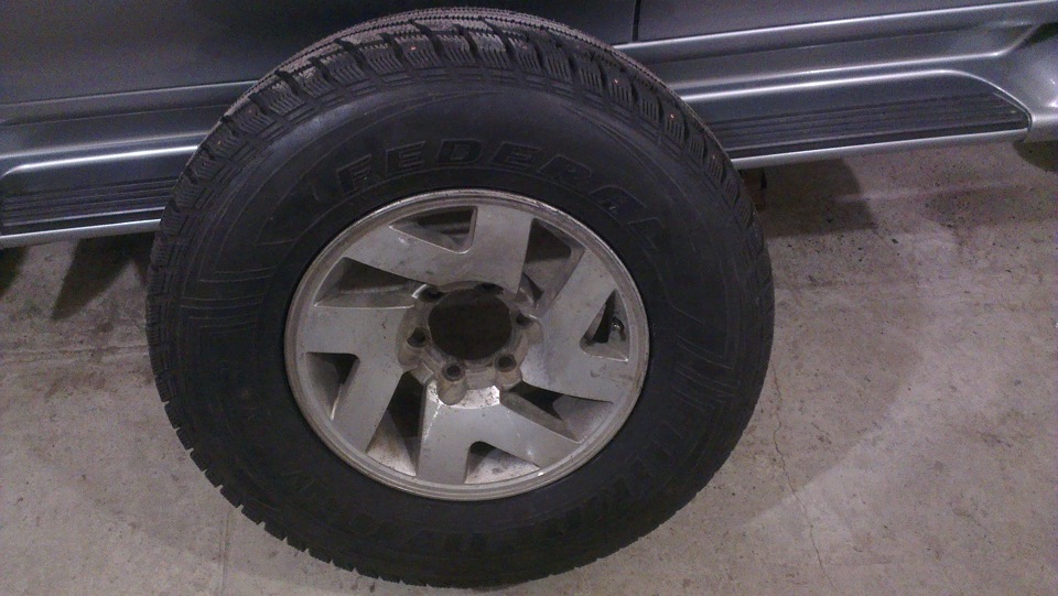 зимняя резина — Mitsubishi Pajero Sport (1G), 3 л, 2001 года | шины ...